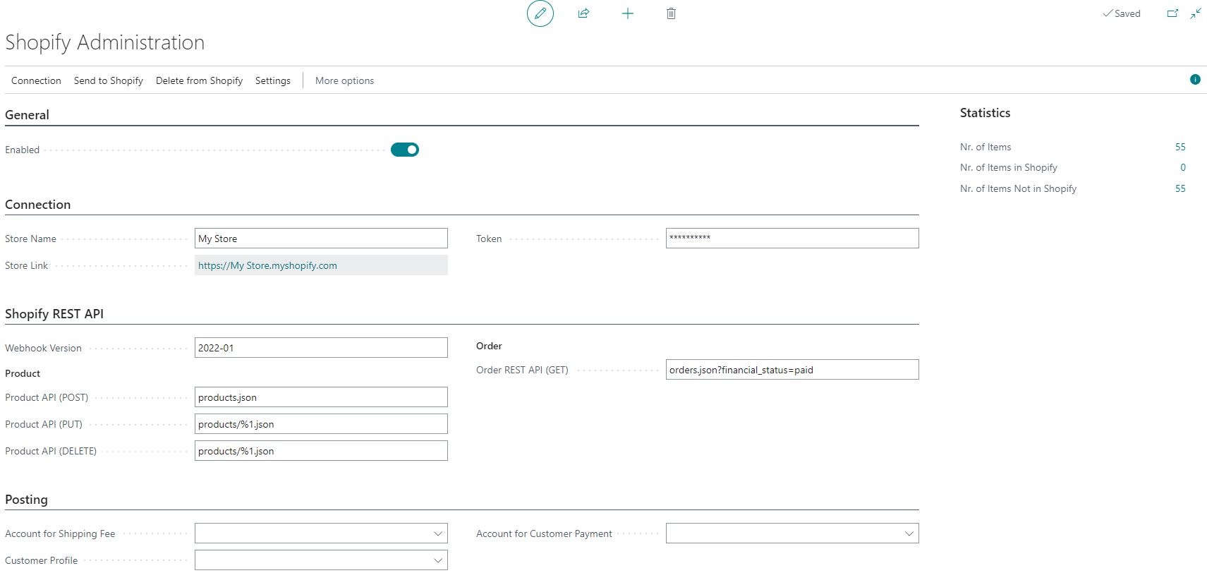 Setup Shopify Manually