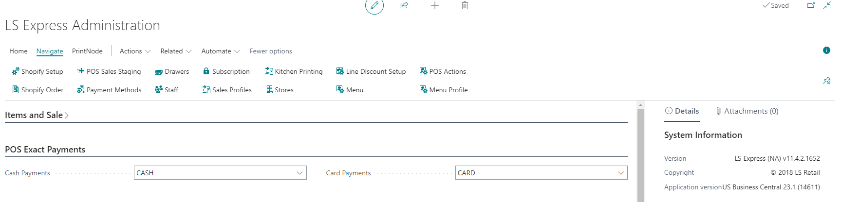 POS Exact Payments