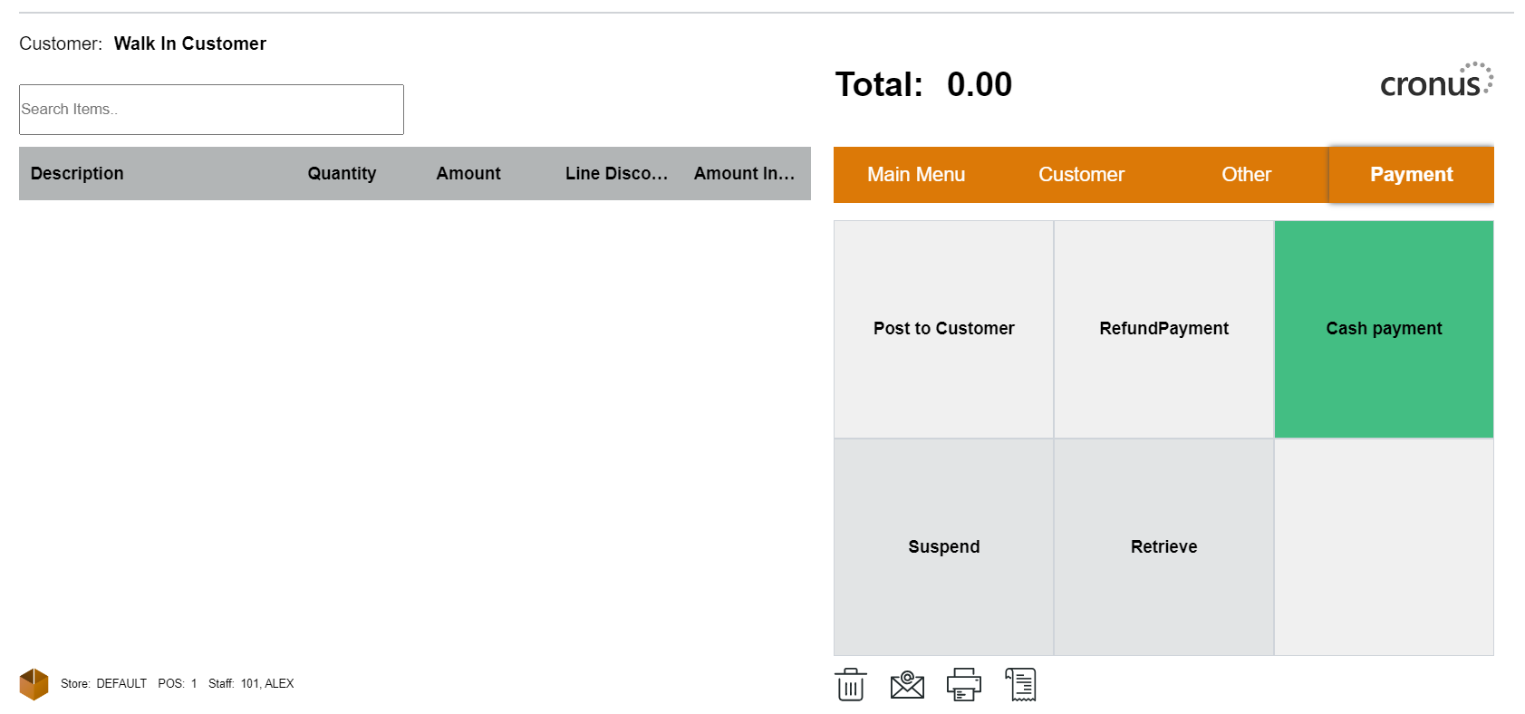 New Point of Sale (POS) UI