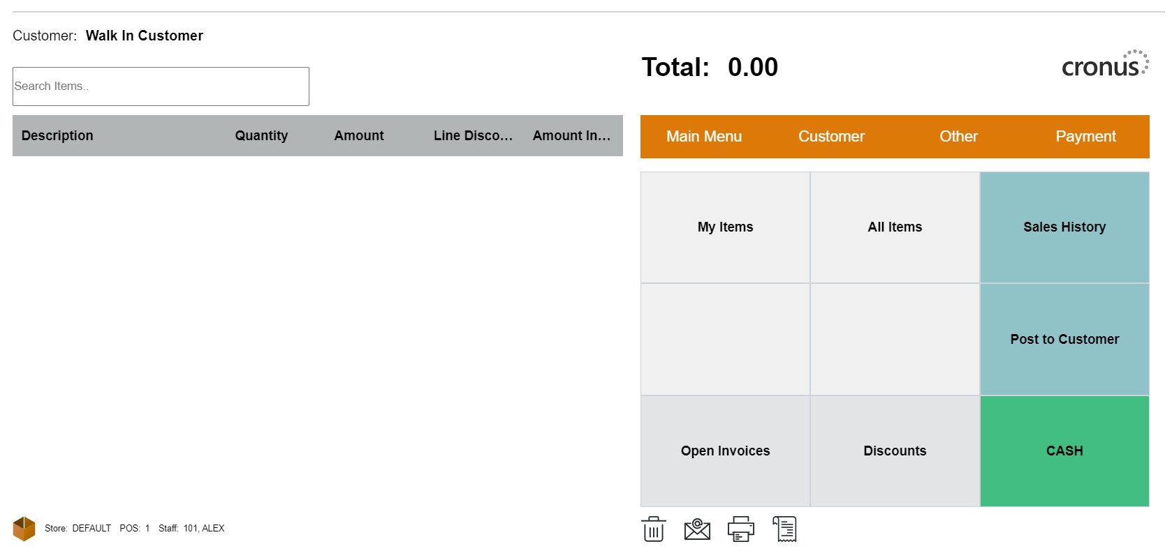 New Point of Sale (POS) UI